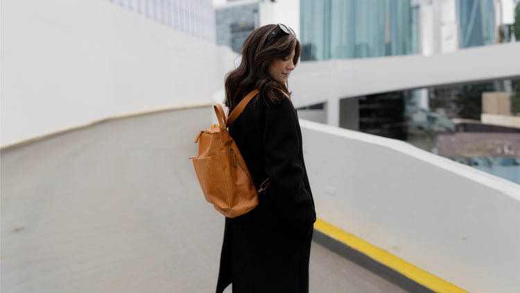 Leather Backpack | Women's Laptop Backpack | Andar