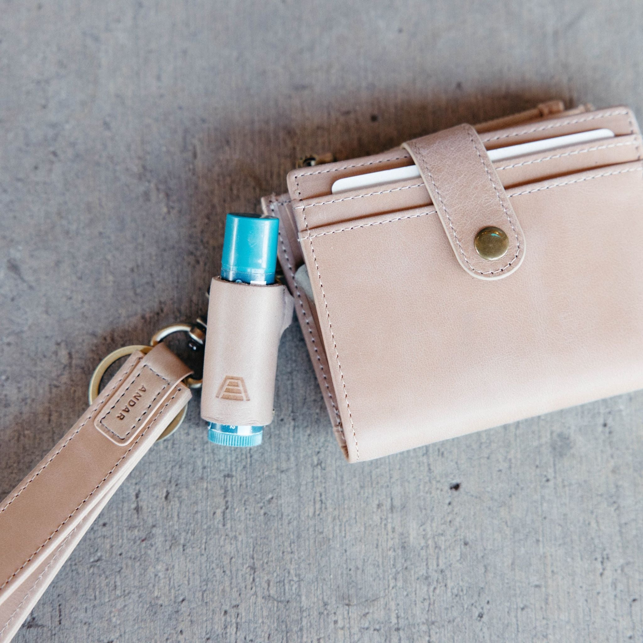 Leather Keychain Strap | The Tether | Andar