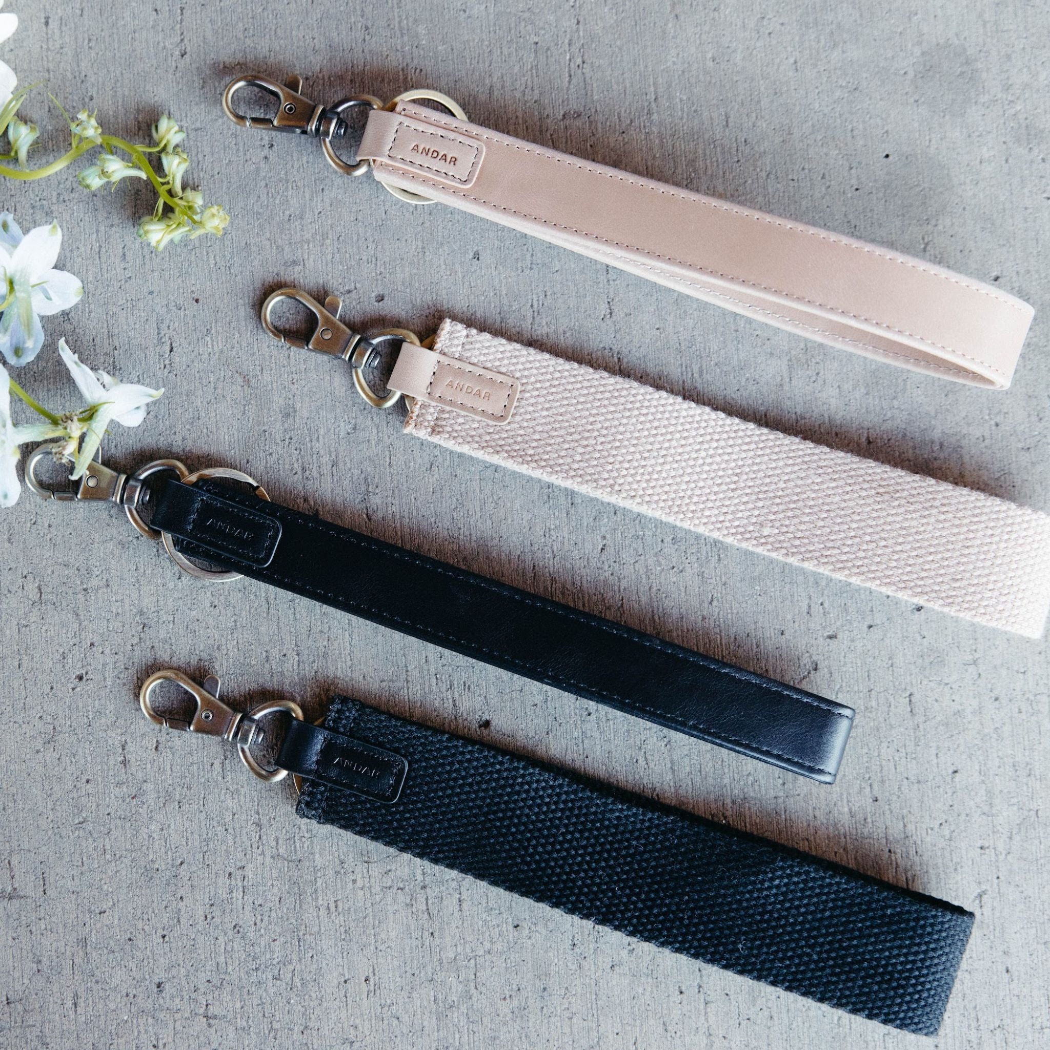 Leather Keychain Strap | The Tether | Andar
