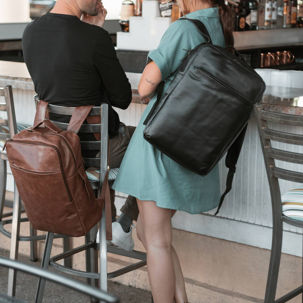Leather Laptop Backpack | The Manhattan | Andar